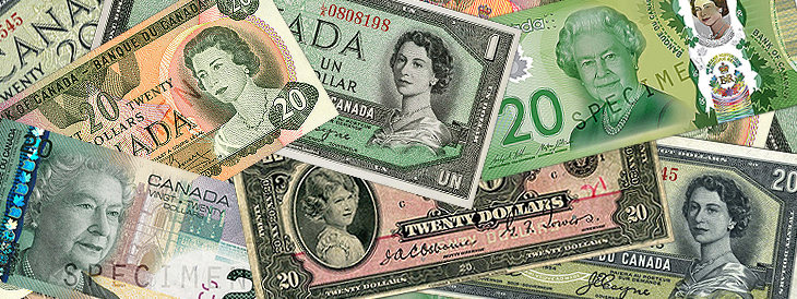 Canadian Notes That Featured Queen Elizabeth II