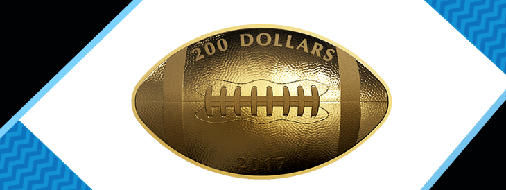 The Pure Gold Football Coin from The Royal Canadian Mint
