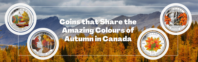 Coins That Share the Amazing Colours of Autumn in Canada