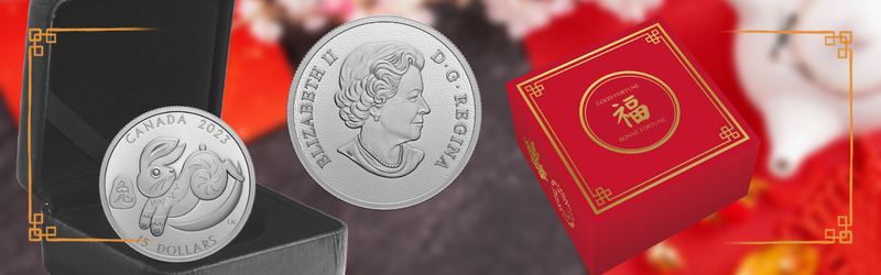 2023 $15 Lunar Year of the Rabbit Fine Silver Coin