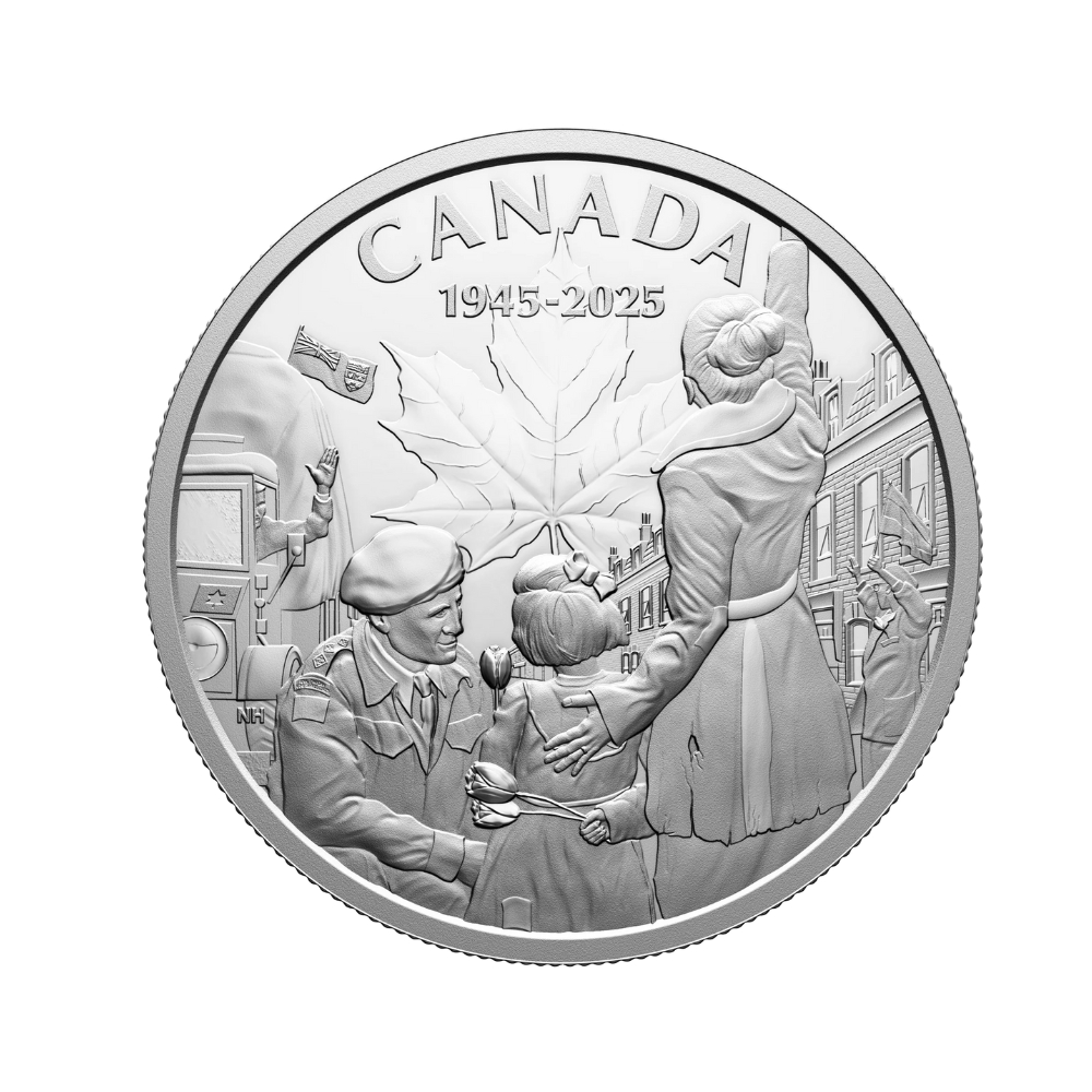 The 2025 80th Anniversary of the End of WWII in Europe Coin