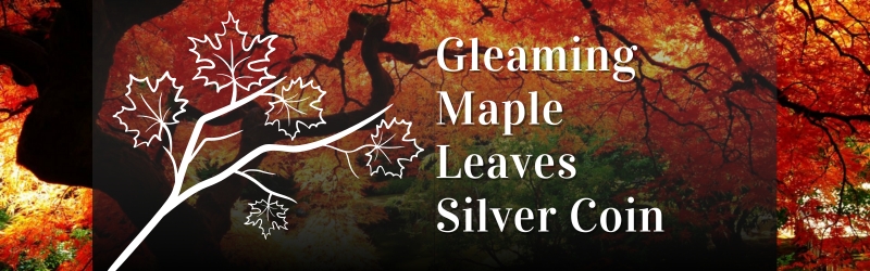 Gleaming Maple Leaves Silver Coin | Colonial Acres