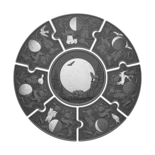 2025 Moon Phases Puzzle Coin Set | Colonial Acres Coins